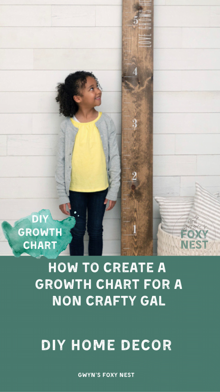 How To Create A Growth Chart For The Non Crafty Gal. 2026