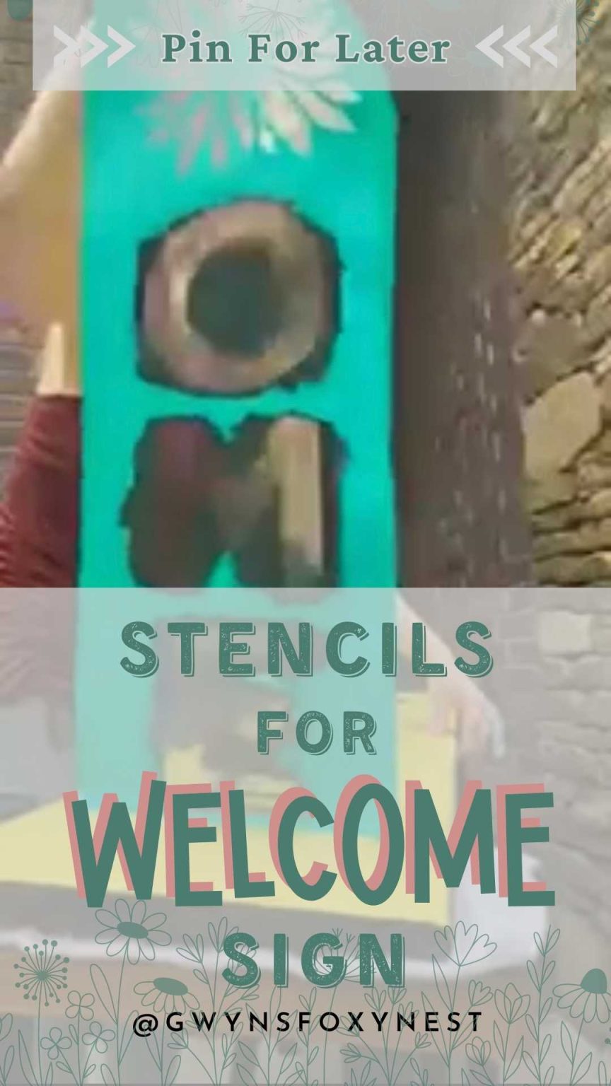 DIY Front Porch Welcome Sign Ideas Using Stencils for Welcome Sign 2025