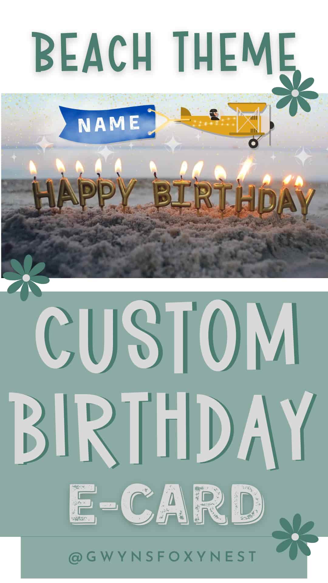 Celebrate Big: Custom Happy Birthday Video Beach Theme 2026