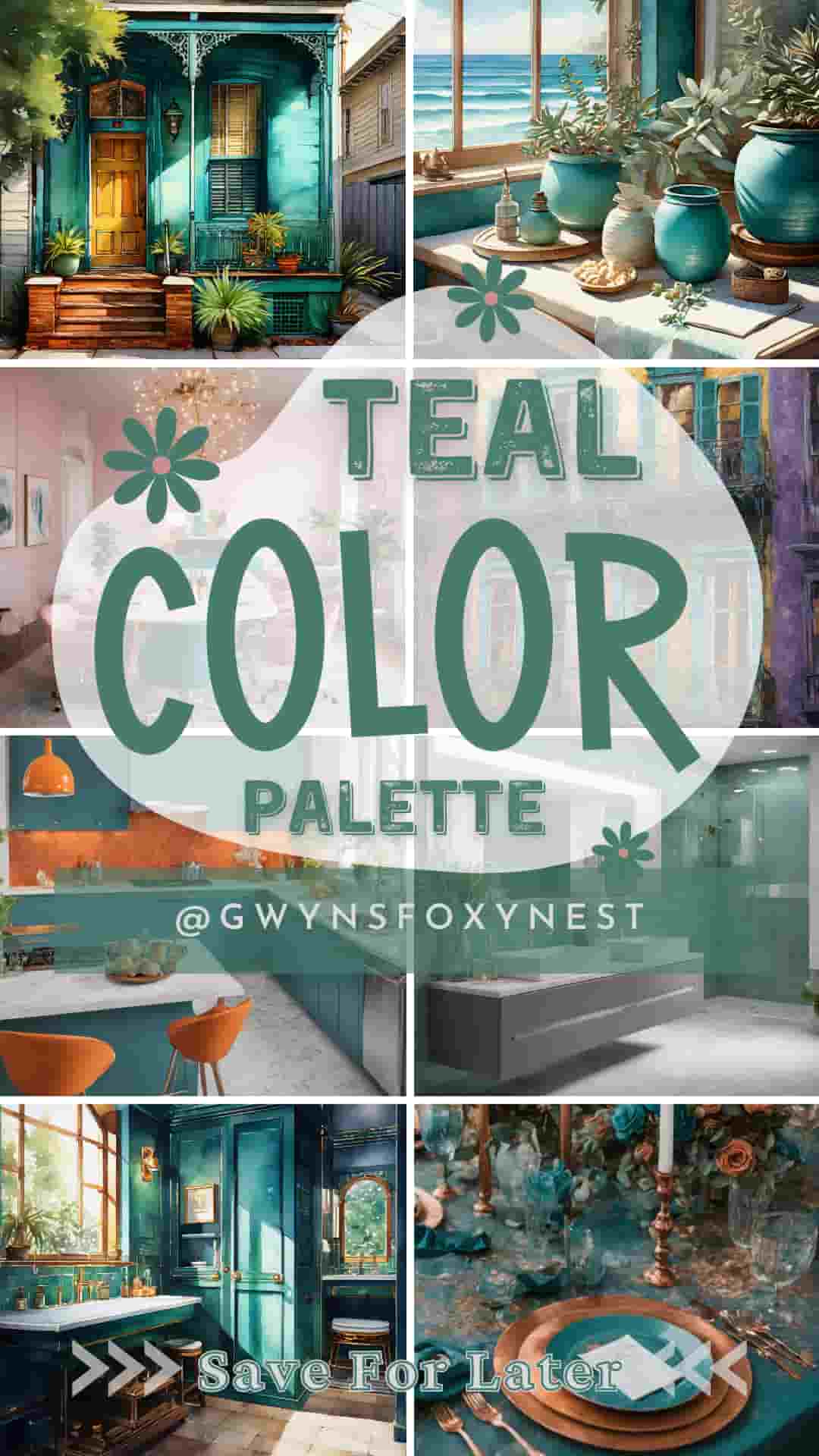 Exploring the Depths of Teal: a Color Palette Journey 2025