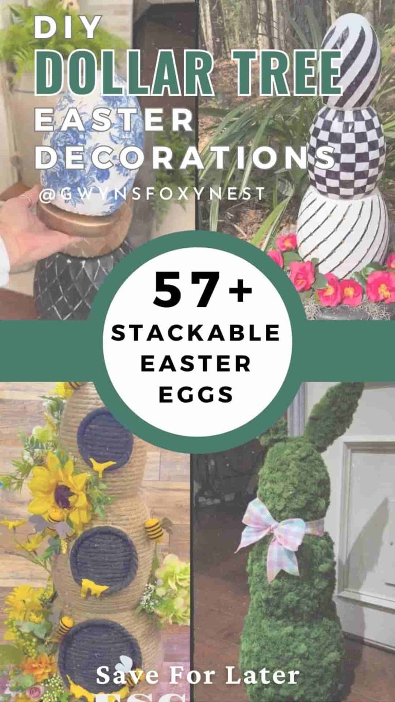 57 Dollar Tree Stackable Eggs for Budget-Friendly DIY Easter ...
